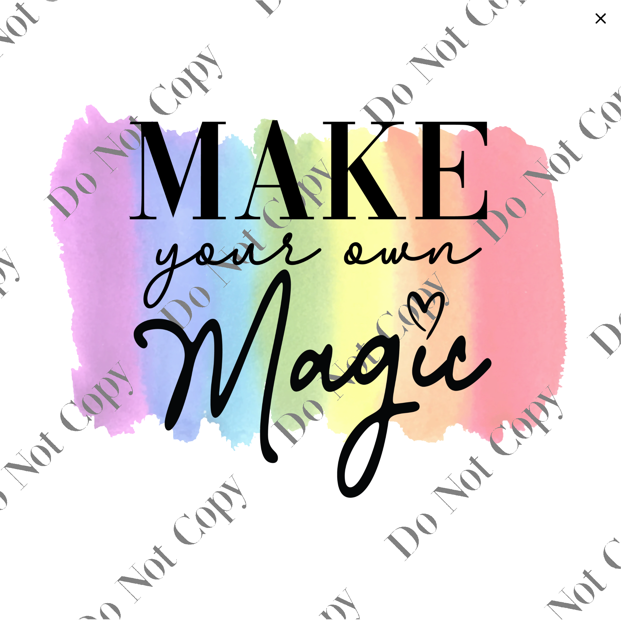 Clear cast Decal - Make your own magic – WilsonBrownSupplies